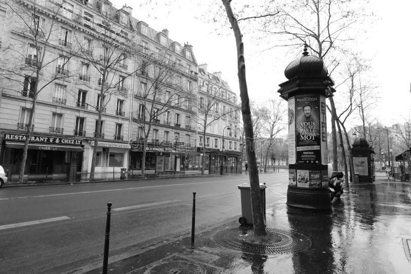 Streets of Paris Being Empty during the Lockdown Coronavirus/COVID-19 ...