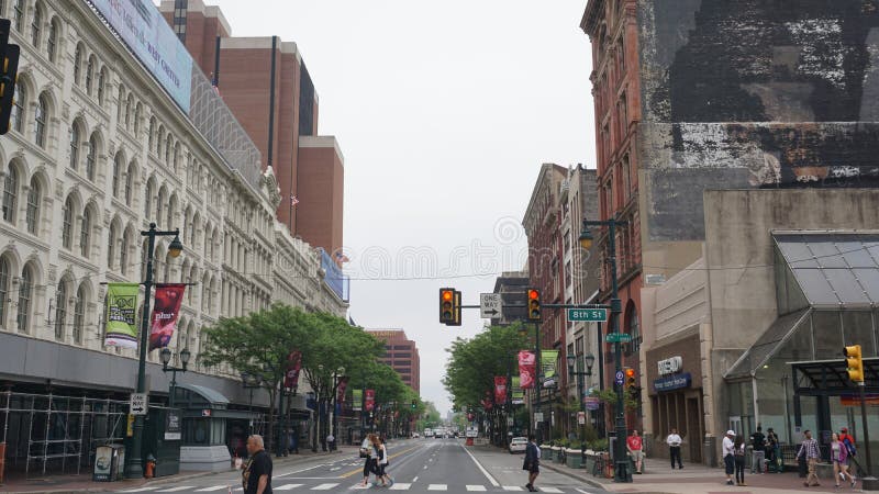 Streets of Philadelphia editorial image. Image of metropolitan - 54359290