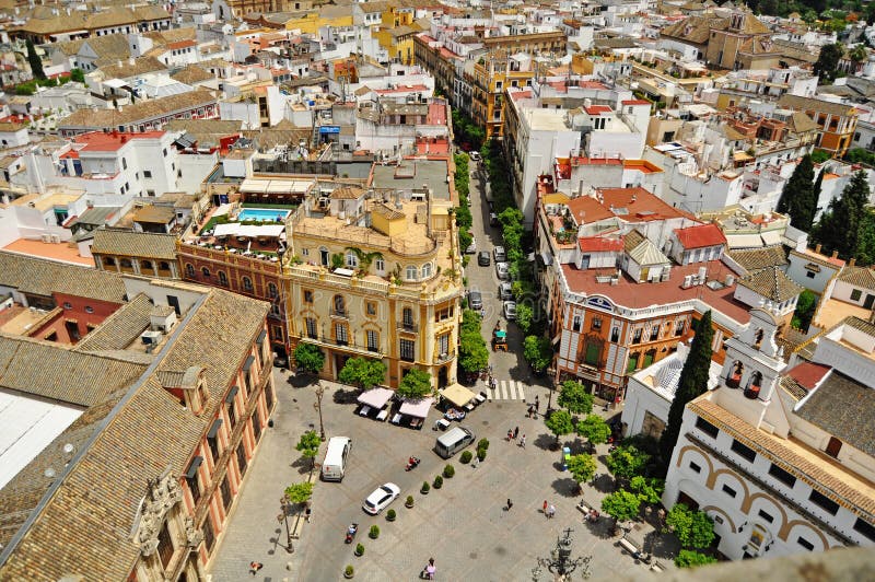 The Streets of Seville stock image. Image of nostalgic - 19673489