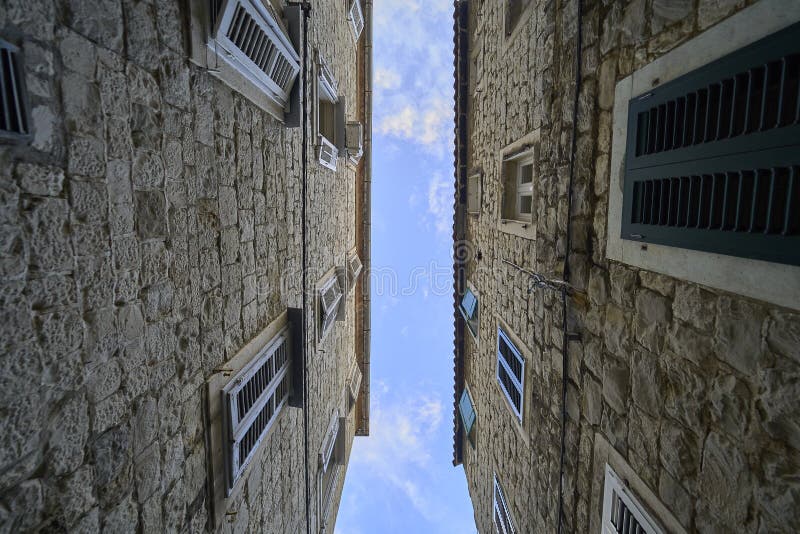 Streets of Split City. Croatia Stock Photo - Image of landmark, ancient ...
