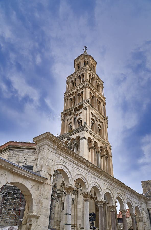 Streets of Split City. Croatia Stock Photo - Image of ruins, europe ...