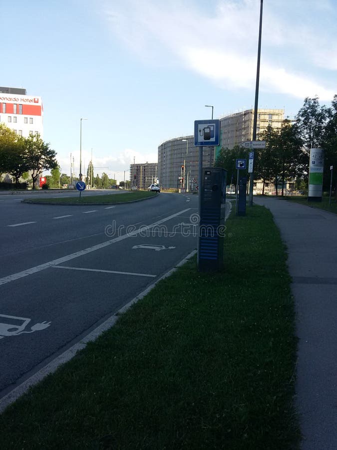 Streets and Squares of Munich. Road Signs Editorial Photo - Image of ...