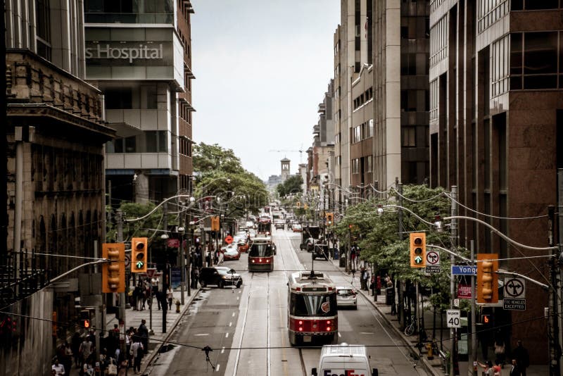 Streets of Toronto in June 2019 Editorial Photography - Image of ...