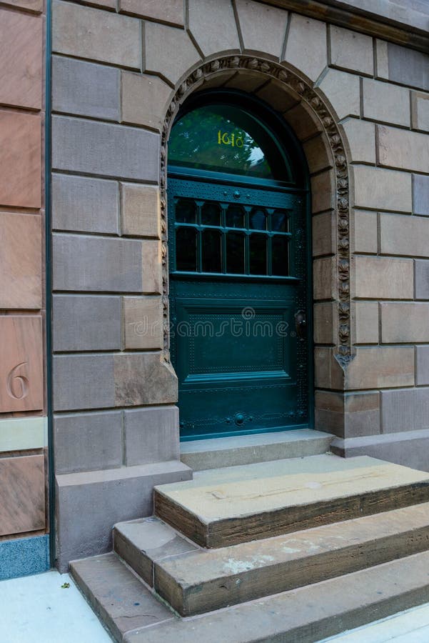 Streetscape Front Doors in Philly Stock Image - Image of doors, door ...