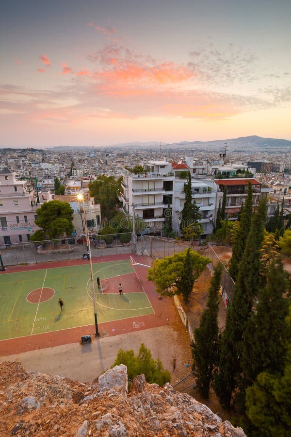 Strefi Hill, Athens. stock photo. Image of capital, cityscape - 60809886