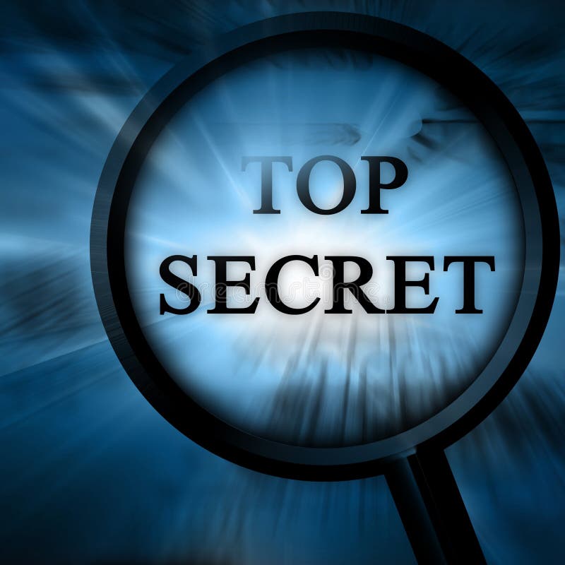 Streng geheim stock abbildung. Illustration von geheim - 7512248