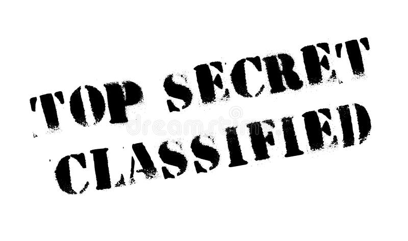 Streng Geheim Klassifizierter Stempel Stockfoto - Bild von vertraulich ...