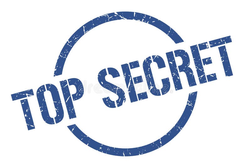 Geheimstempel Oberstes Geheimnis Vektor Abbildung - Illustration von ...