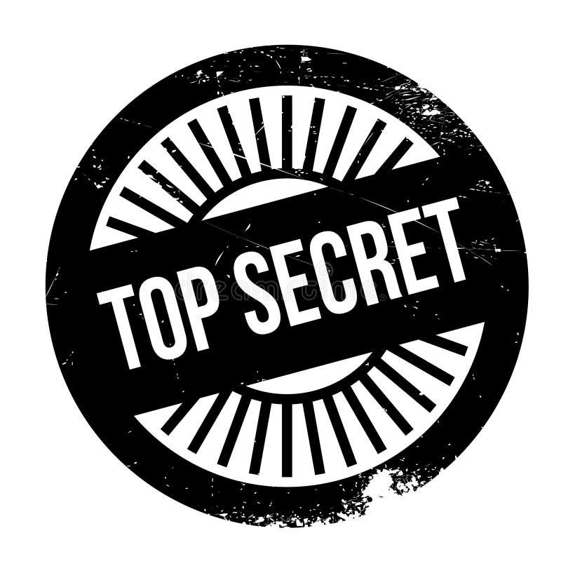 Streng geheim Stempel stock abbildung. Illustration von schmutz - 83600888