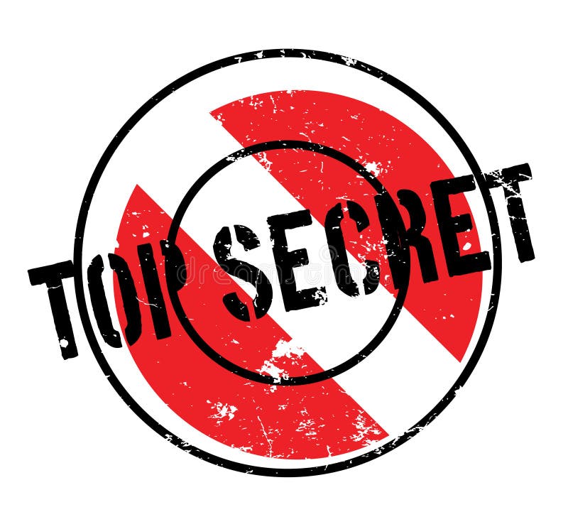 Streng geheim Stempel vektor abbildung. Illustration von sicherheit ...