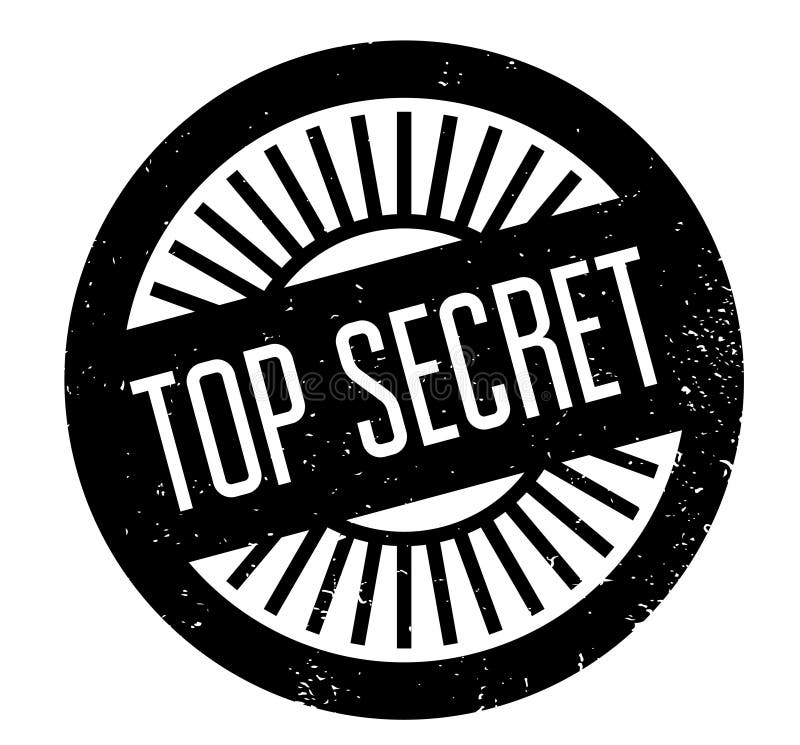 Streng geheim Stempel vektor abbildung. Illustration von privatleben ...