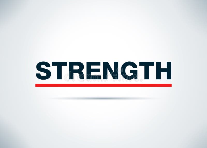 Strength Red Banner Abstract Background Stock Illustration ...
