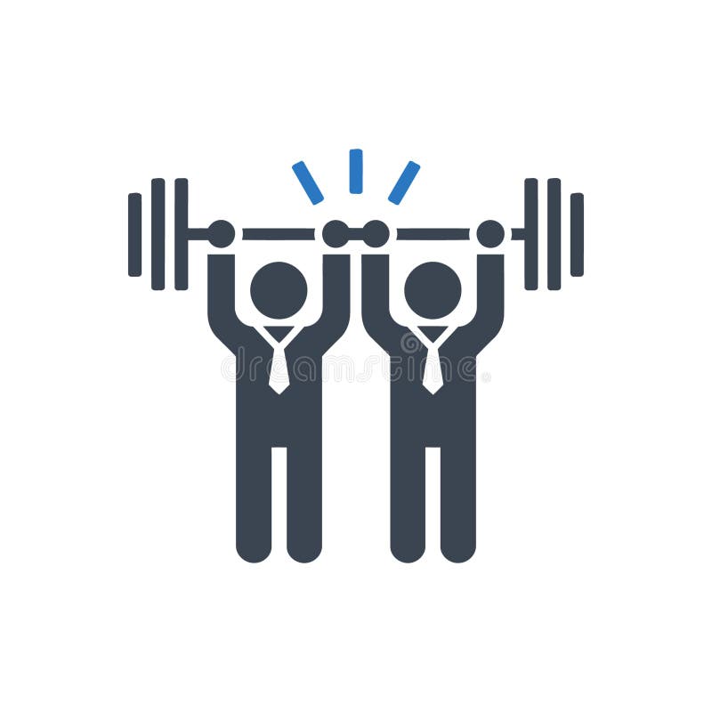 Strength Collaboration Icon Stock Vector - Illustration of symbol ...