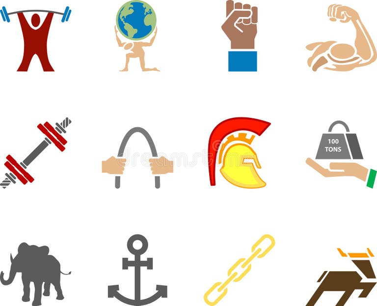 Strength Icon Stock Illustrations – 232,846 Strength Icon Stock ...