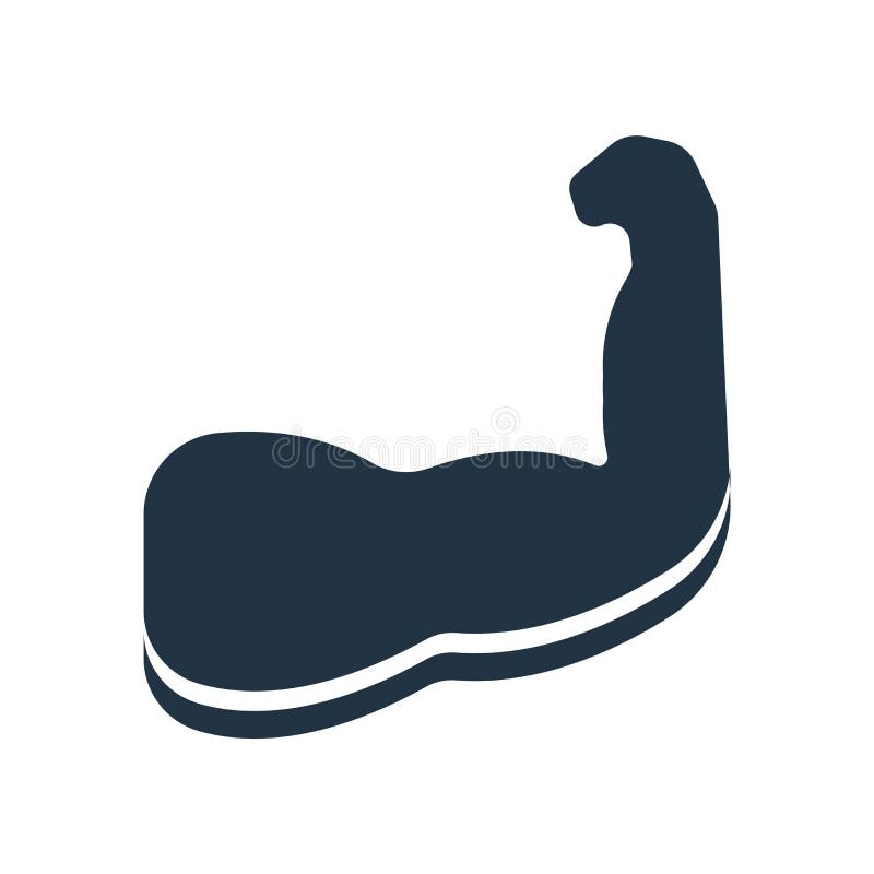 Strength Icon Vector Isolated on White Background, Strength Sign Stock ...