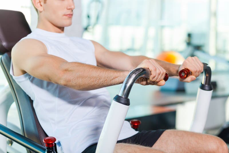 Strength and power. stock image. Image of health, exercises - 47698573