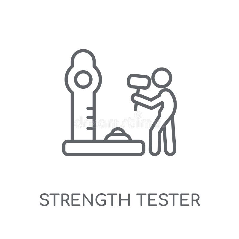 Strength Icon. Trendy Strength Logo Concept on White Background Stock ...