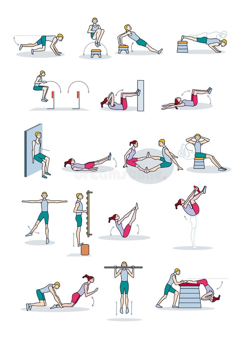 Training Sports Cartoons Stock Illustrations – 525 Training Sports ...