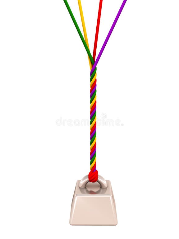 Strength in unity stock illustration. Illustration of strong - 24753022