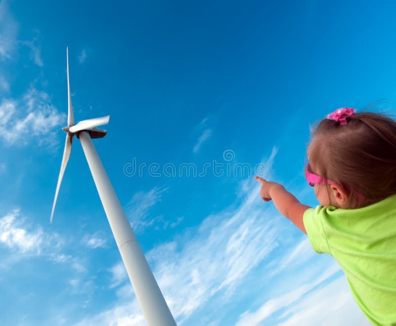 Strength in Wind Energy stock image. Image of electricity - 25326611