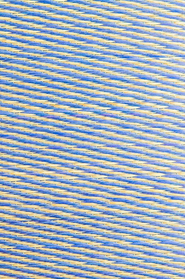 Strepen op de mat. stock afbeelding. Image of blauw, stof - 32316985