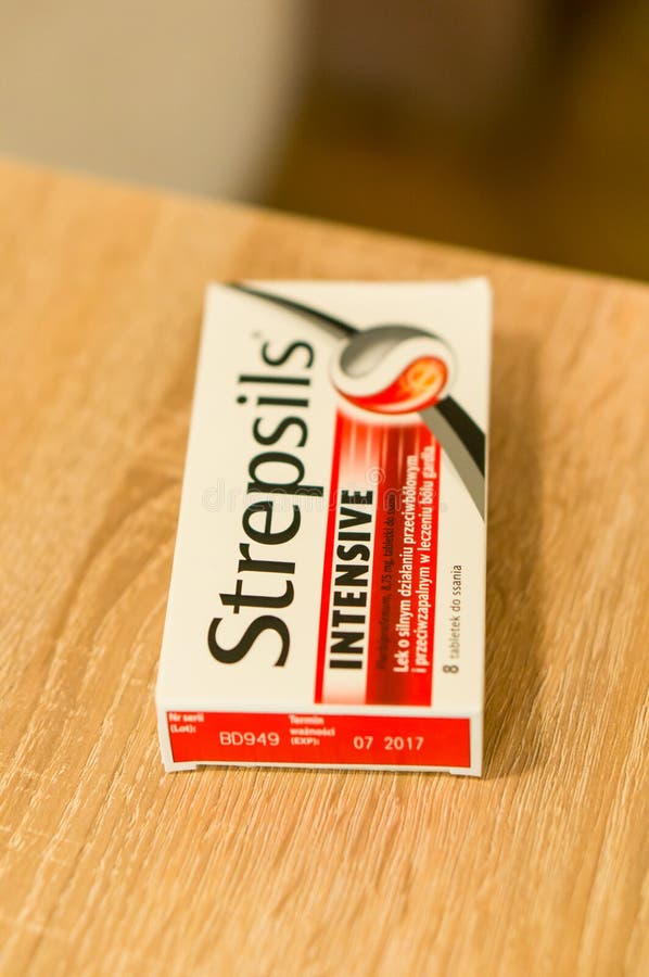 Strepsils Intensive editorial photography. Image of flavor - 49929692