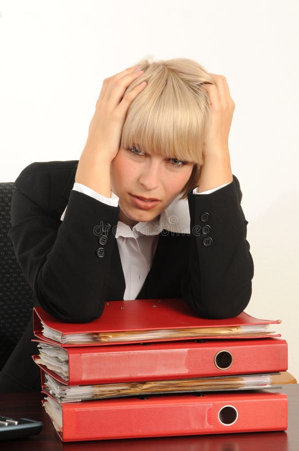 Stress stock photo. Image of trouble, wearing, paperwork - 6937124
