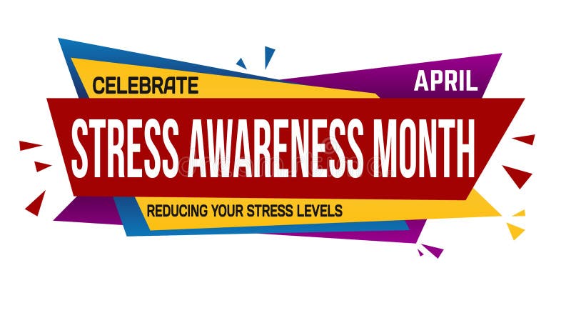 Stress Awareness Month Banner Design Stock Vector - Illustration of ... Stress Awareness Month Banner Design Stock Vector - Illustration of ...