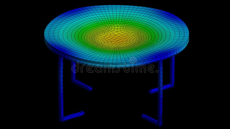 Mechanic Simulation Engineering - Stress and Breakpoint Analysis of Table Under Force and Moment ...
