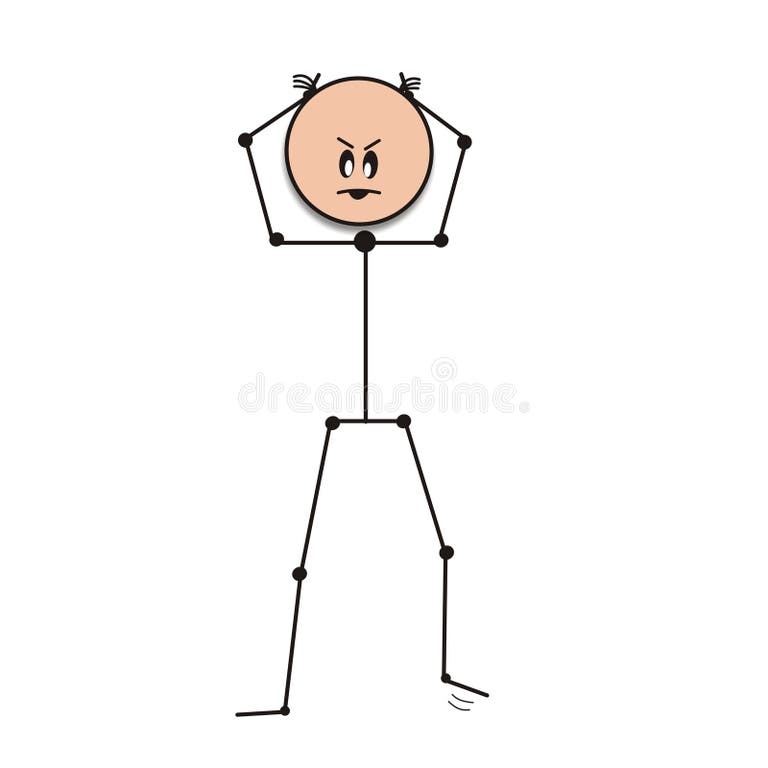 Stick Figure Stress Stock Illustrations – 2,697 Stick Figure Stress ...