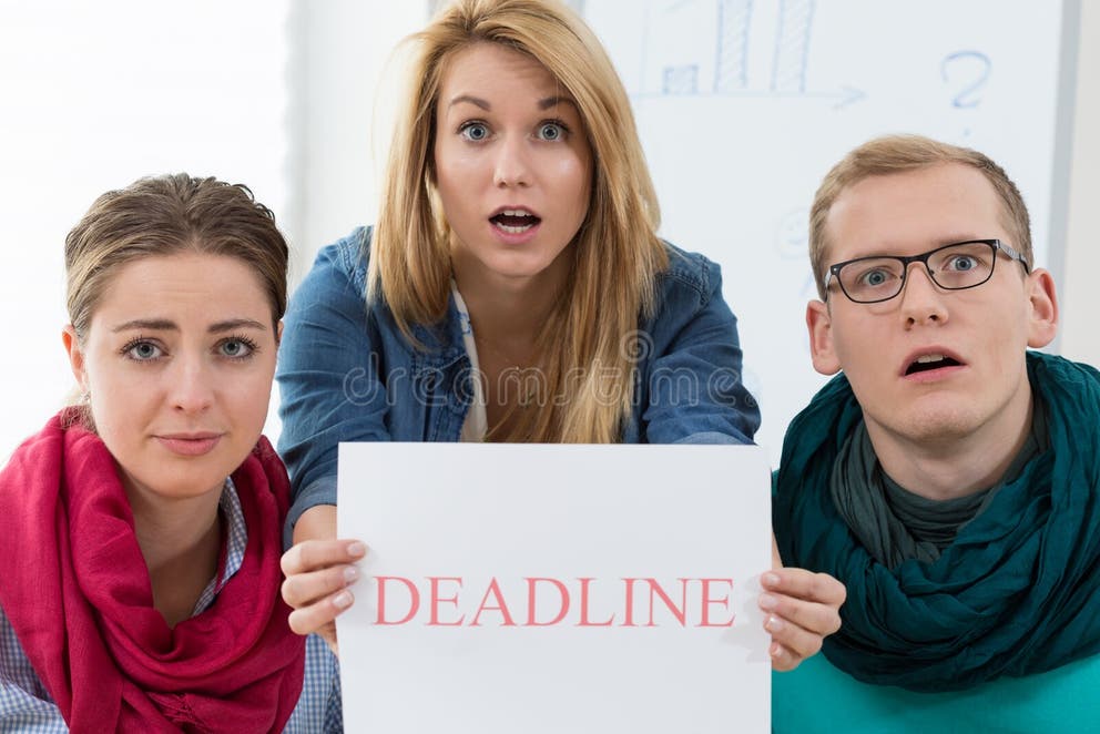 Stress before deadline stock photo. Image of occupation - 54461002