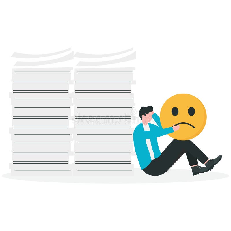 Stress and Depression from Overwork or Too Many Responsibilities, Toxic ...