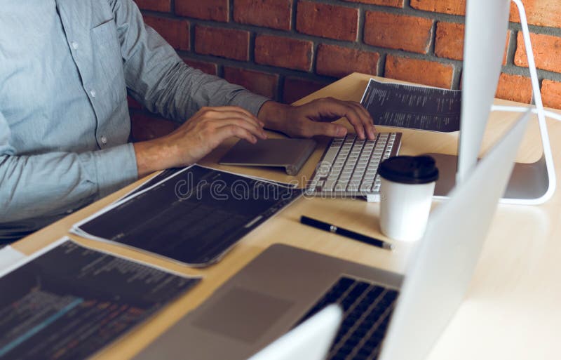 Two People Coding Code Program Programming Developer Computer Web Development Coder Working