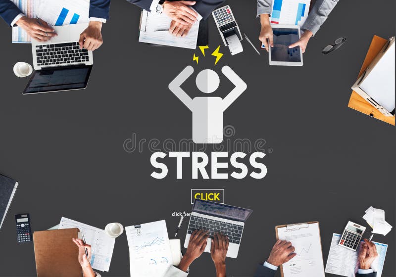 Stress Failure Depression Pressure Panic Concept Stock Photo - Image of ...