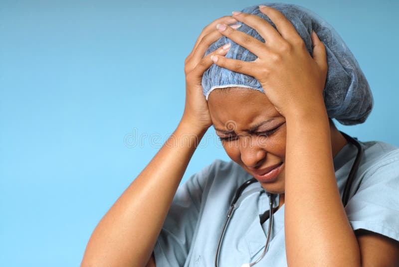 Stress at the hospital stock image. Image of frustrated - 5288373