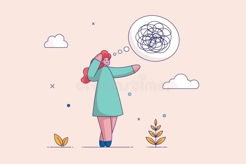 Stress Management Concept. Emotion during Problem Solving or ...