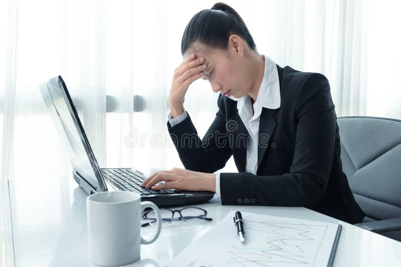 Stress in the office stock image. Image of disappointed - 89618331
