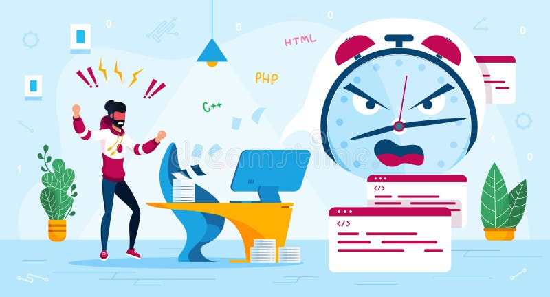 Angry Software Developer Stock Illustrations – 5 Angry Software ...