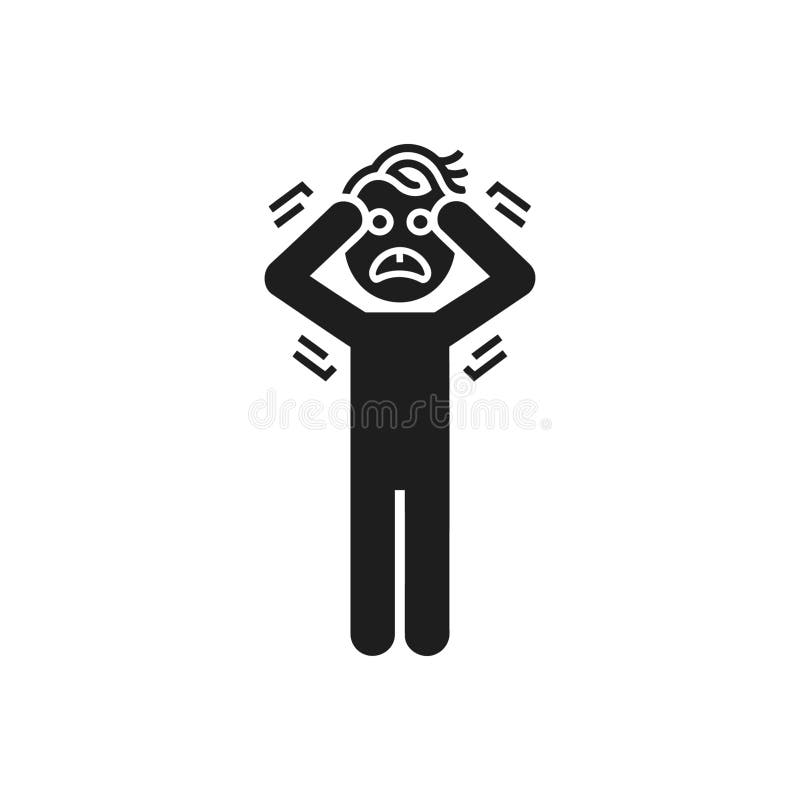 Stress Overload Icon stock vector. Illustration of stress - 361856613