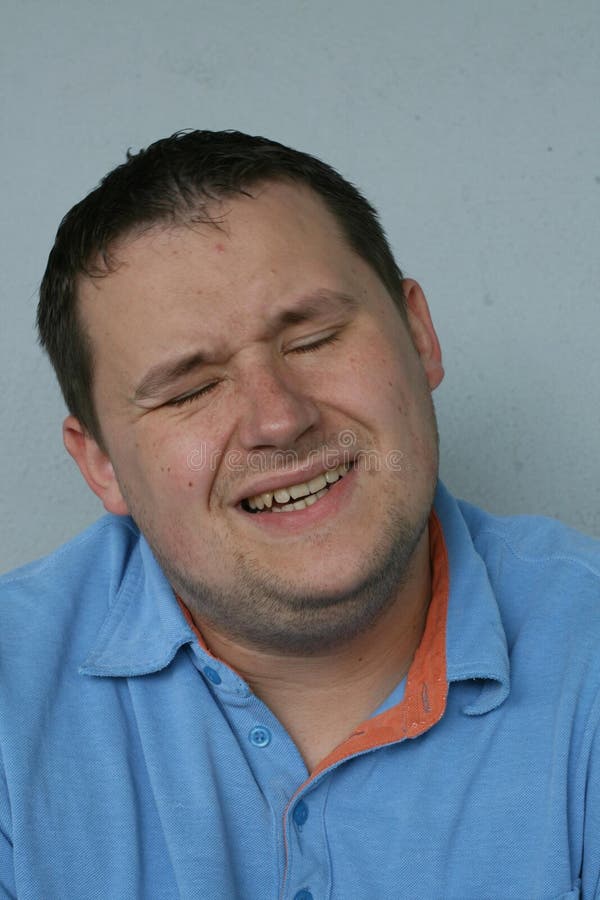 Man / Scornful Face stock image. Image of shirt, depriciating - 5689993