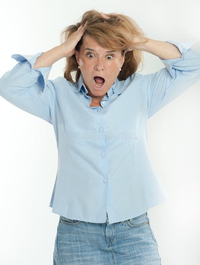 Stress stock image. Image of working, emotions, brunette - 31121683