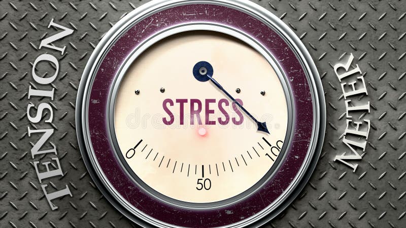 Stress and Tension that is Hitting a Full Scale, Showing a Very High ... Stress and Tension that is Hitting a Full Scale, Showing a Very High ...