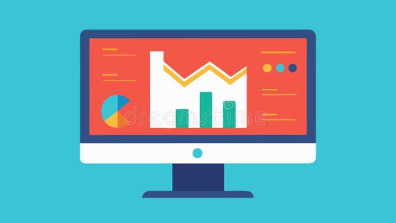 Stress Test Simulation a Computer Screen Displaying Simulation Results ...