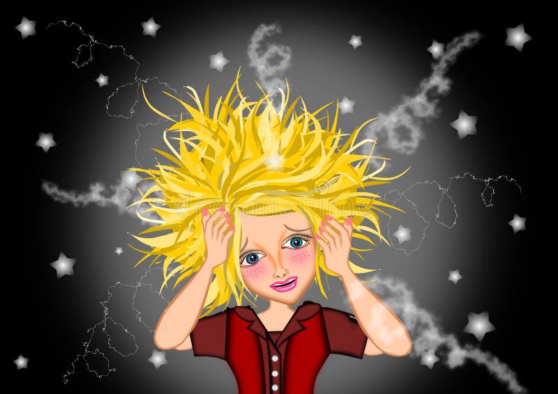 Woman Messy Hair Office Stock Illustrations – 16 Woman Messy Hair ...