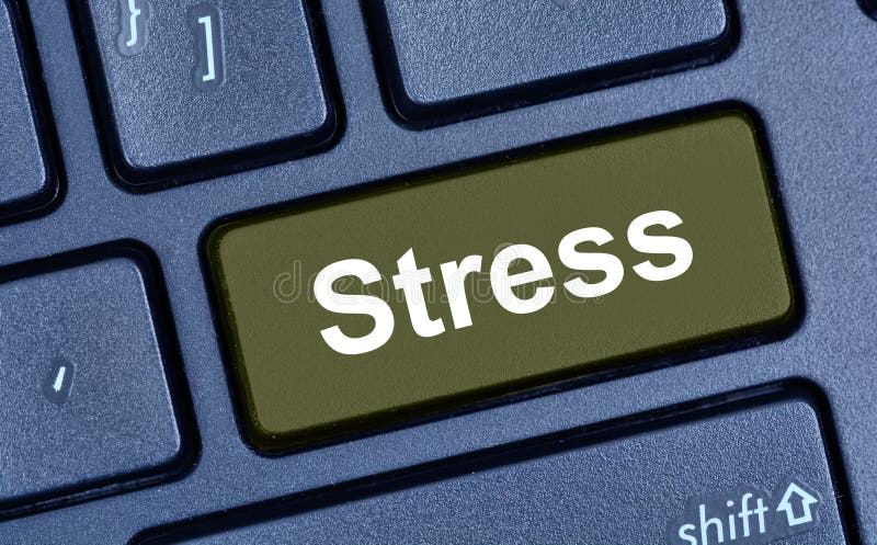 Stress Button stock image. Image of occupation, office - 8919069