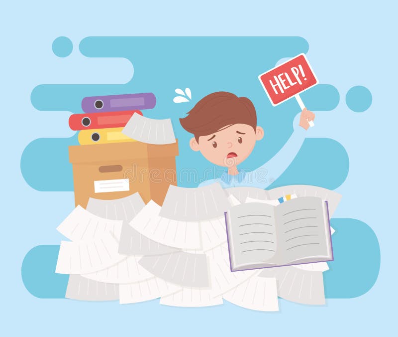 Confused Paperwork Stock Illustrations – 232 Confused Paperwork Stock ...