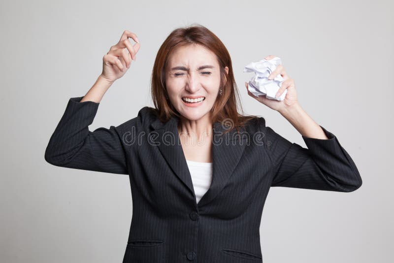 Person Crumpling Paper Stock Images - Download 145 Royalty Free Photos