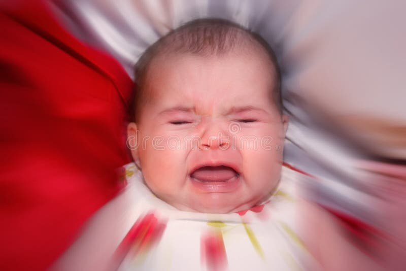 Stressed Baby stock photo. Image of young, babies, face - 262560