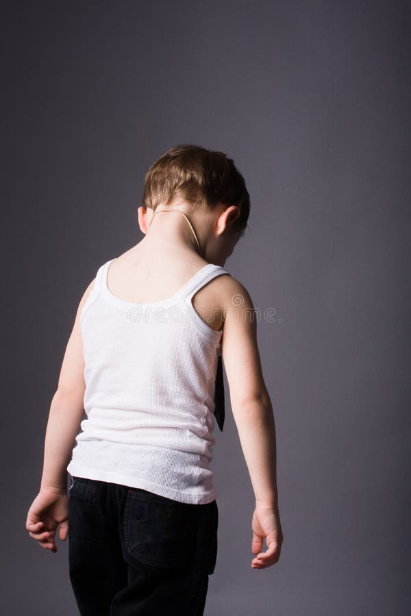 Stressed boy stock photo. Image of throw, frown, lonely - 12564256