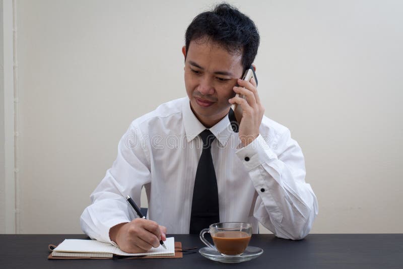Stressed business man stock image. Image of stressed - 61007709